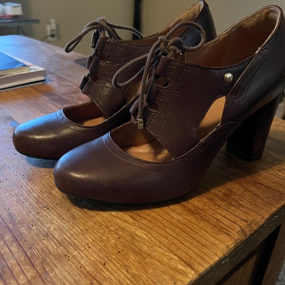 Clarks | Shoes | Clarks Indigo Lace Up Leather Dress Shoes | Poshmark